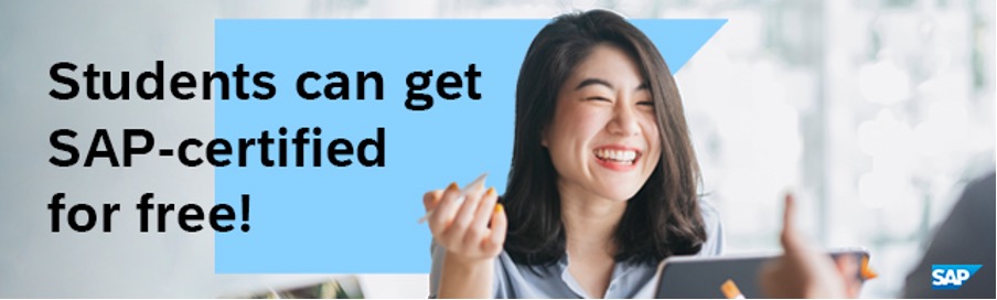 【公告】Students can get SAP-Certified for Free – Here is the Why and How ...